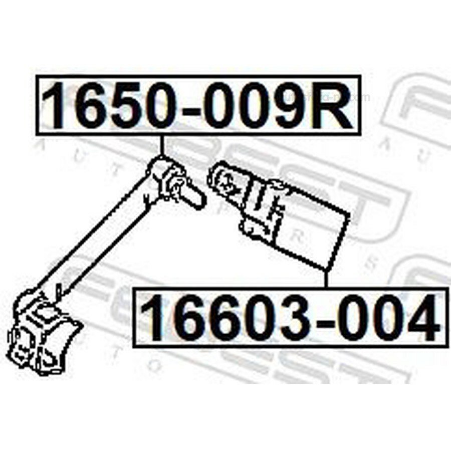 FEBEST 1650009R Тяга датчика положения кузова