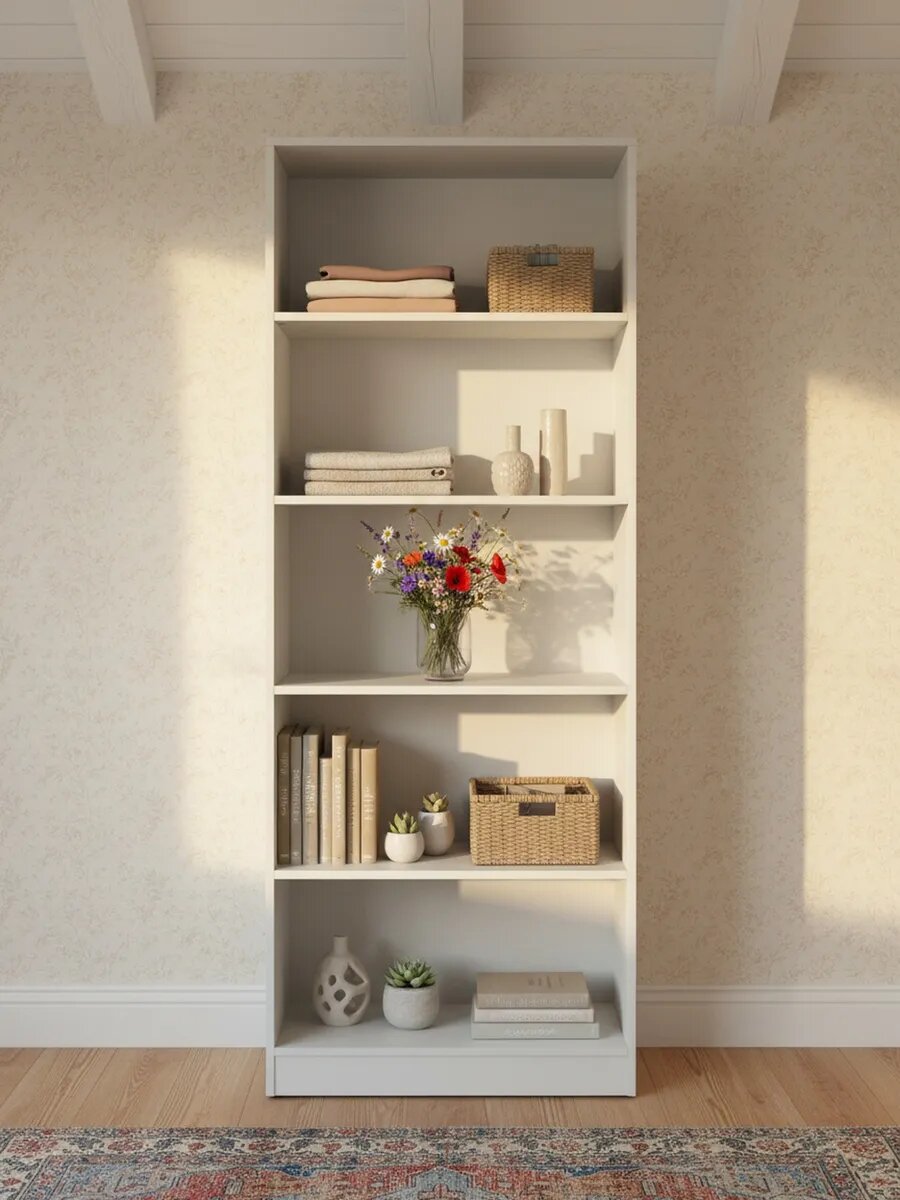 Шкаф FRESTER в спальню для одежды распашной с полками деревянный, от производителя