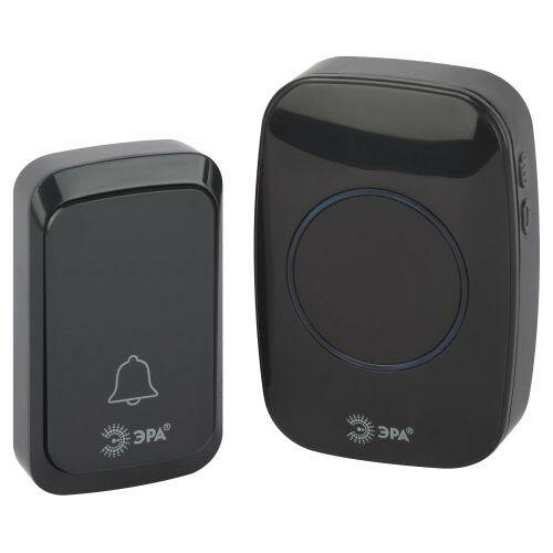 Звонок беспроводной C88 36 мелодий черн, ЭРА Б0054087 (1 шт.)