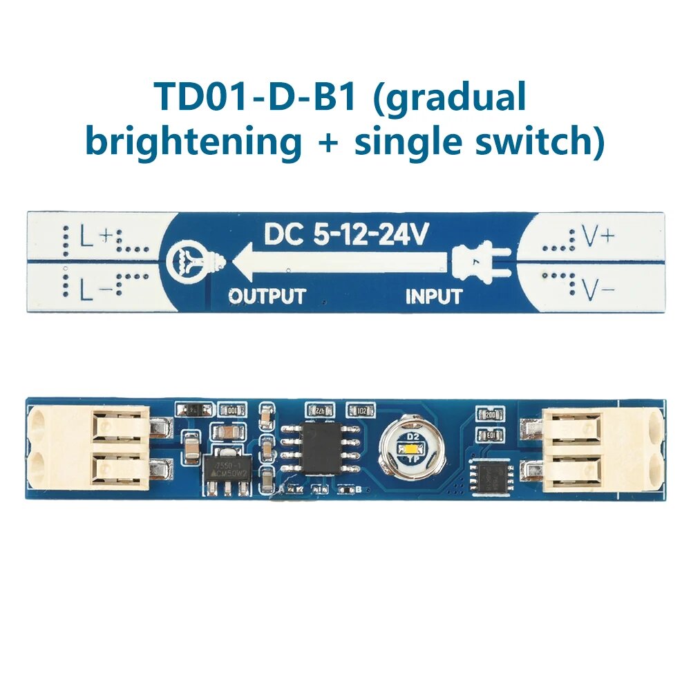 Occkic Сенсорный модуль выключателя для светодиодной ленты TD01-D-B1