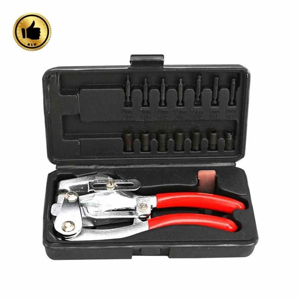 Дырокол плоскогубцы, Для железного листа / кожи, 16шт