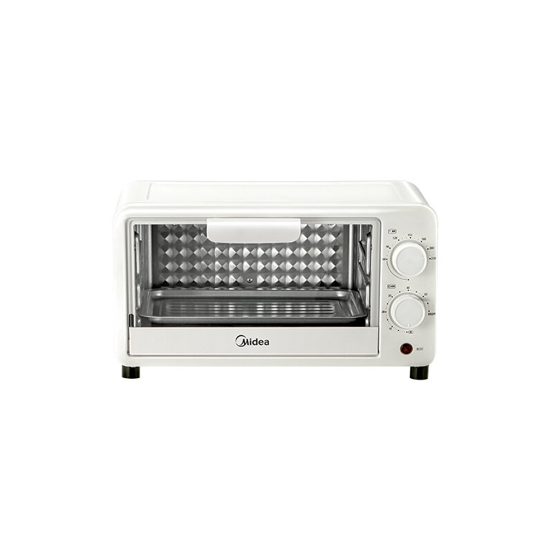 Электрическая мини-печь Midea PT10X1 многофункциональная, 10L, белая