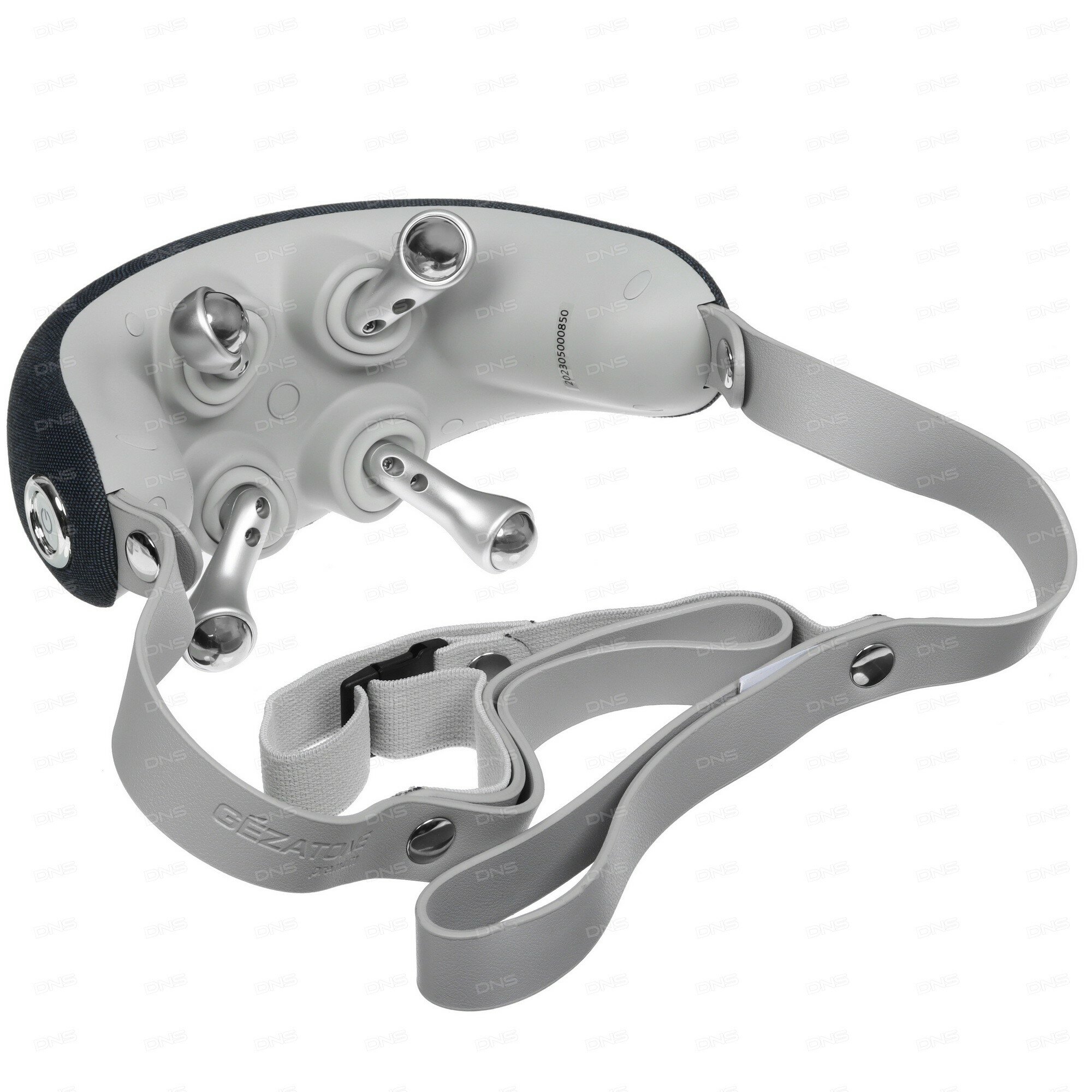 Массажер Gezatone AMG405, для шеи и плеч, 3 режима, 50Вт, серый