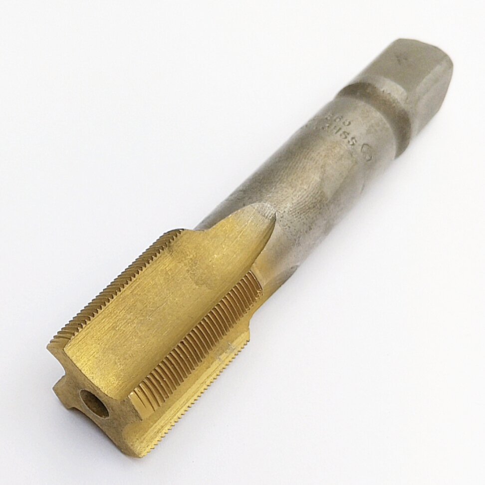 Метчик 2620-1865 машинно-ручной М27х1,0 HSS TiN (однопроходный) для глухих отверстий ГОСТ 3266-81