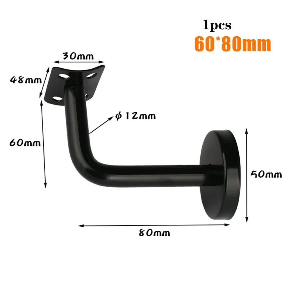 Кронштейн для поручней из нержавеющей стали 1pc 60X80MM