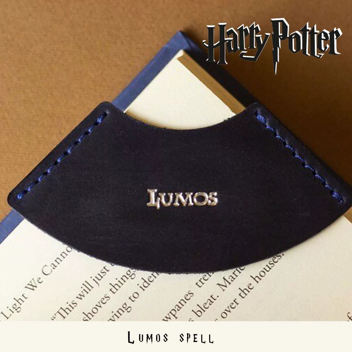 Закладка с заклинанием LUMOS Гарри Поттера, 9.5x4.5 см, Одна штука, Дизайн с магическим светом для любителей книг