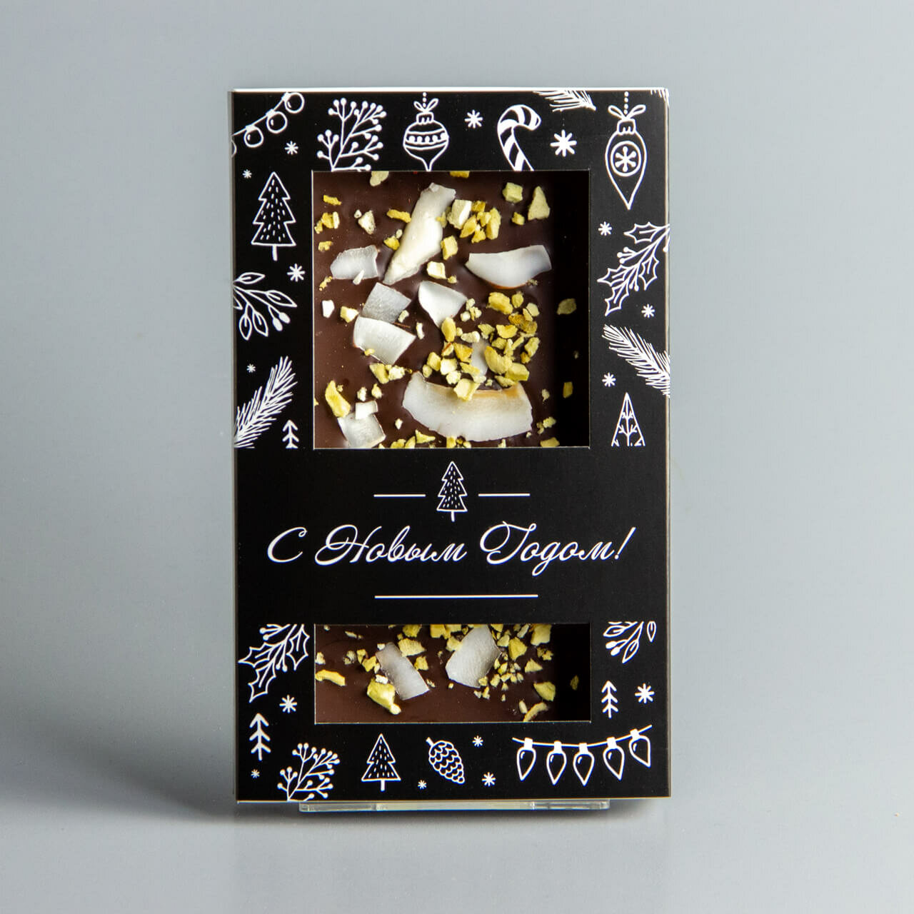 Тёмный шоколад с манго и кокосом НГ8