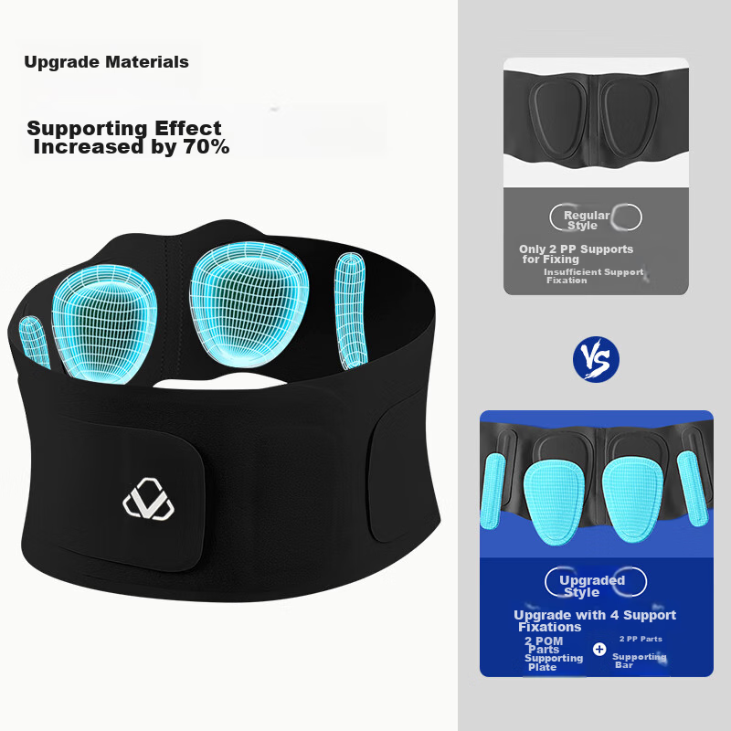 NAILEKESI N Medical Ultra-Thin Waist Support Belt for Lumbar Muscle Strain, Herniated Disc, Posture Correction, Abdominal Compression, And Sports Back Support