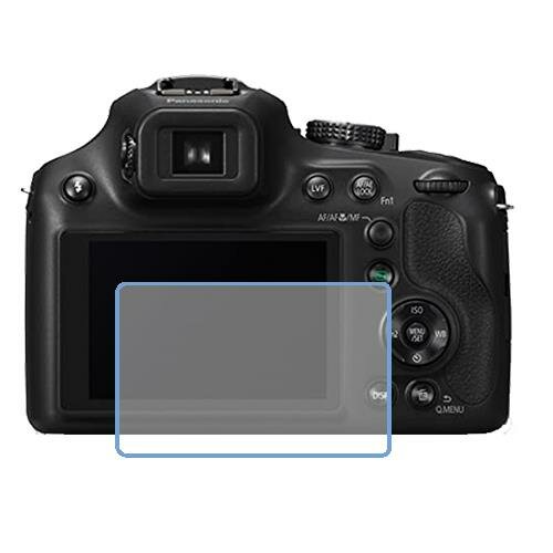 Скрин Мобайл защитный экран для фотоаппарата Panasonic Lumix DMC-FZ70 из нано стекло 9H