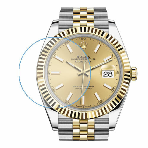 Скрин Мобайл защитный экран для часов Rolex - Datejust 41 - Oyster - 41 mm - Oystersteel and yellow gold из нано стекло 9H