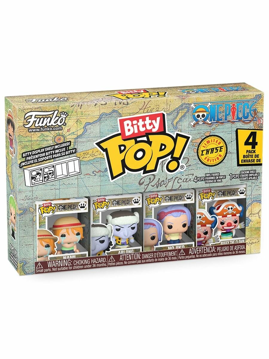 Фигурка Funko Bitty POP! One Piece: Nami, Arlong, No Jiko, Buggy The Clown (1 of 4) 4PK
