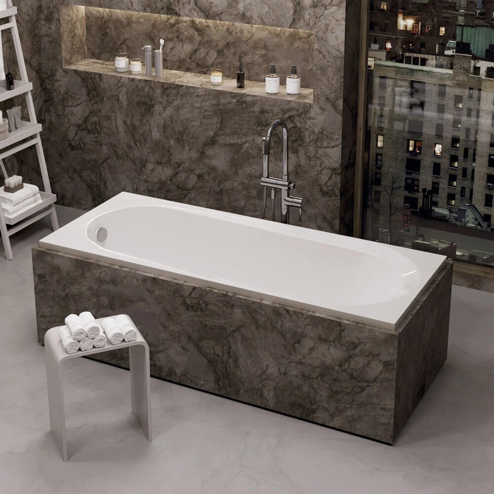 Ванна ALBA SPA Baline прямоугольная, 160x70 ВПР0020000100