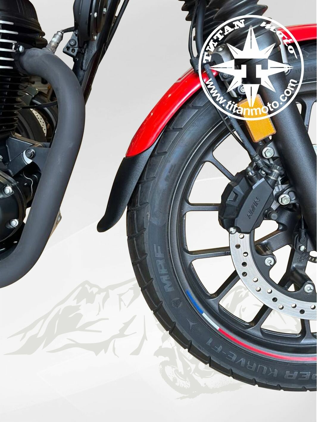 Удлинитель переднего крыла HONDA CB 350RS (2023+) титаn moto