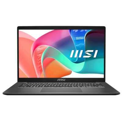 Ноутбук Modern 14 F1MG-619XRU-wpro Intel Core 5 120U, 1.4 GHz - 5.0 GHz, 16384 Mb, 14" Full HD 1920x1080, 1000 Gb SSD, Intel Graphics, Windows 11 Professional, серый, 1.5 кг, 9S7-14S111-619 (операционная система в комплекте)