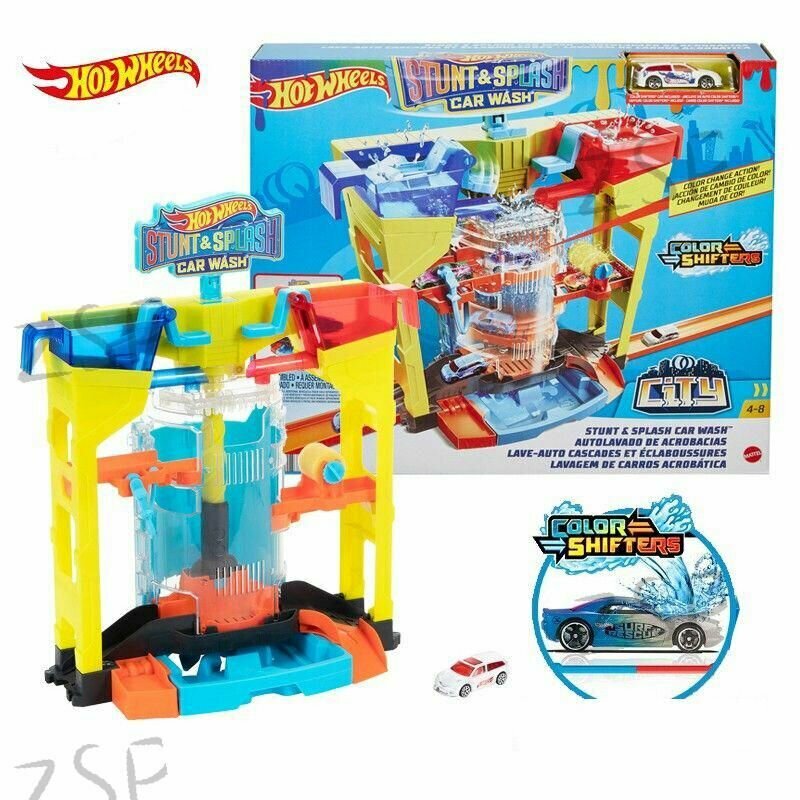 Игровой набор Mattel Hot Wheels Grw37 Мойка Трюки и брызги