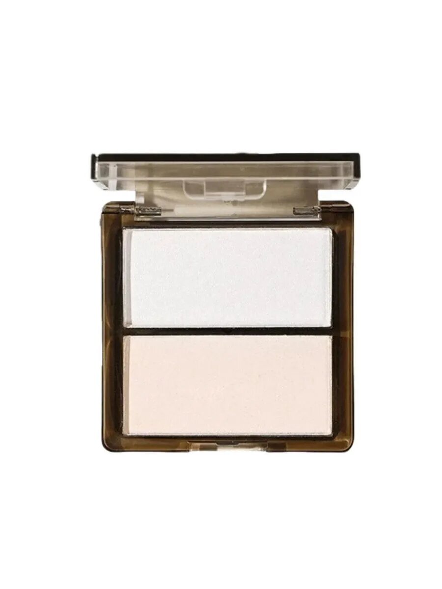 Хайлайтер двухцветный для лица и тела, стойкий