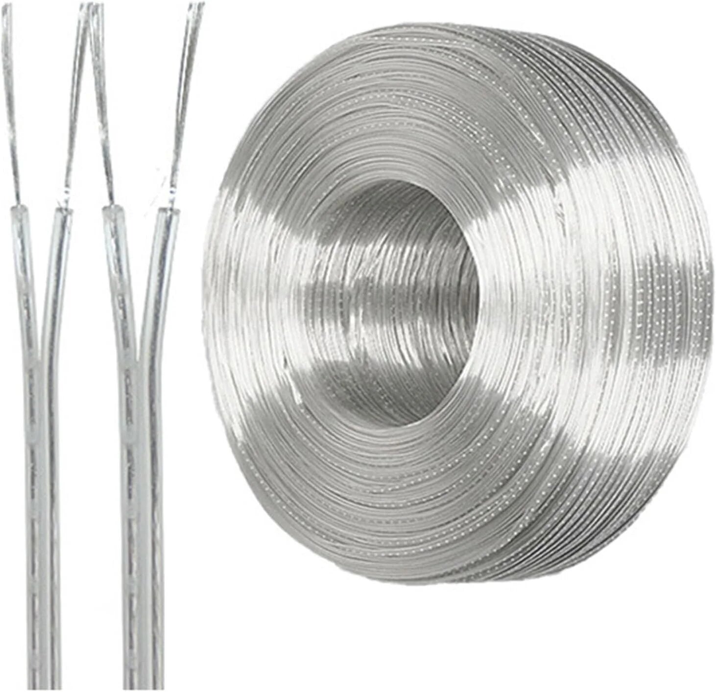 Провод DelightFire 22 20 18 AWG 2-контактный прозрачный 20 АВГ, 10m