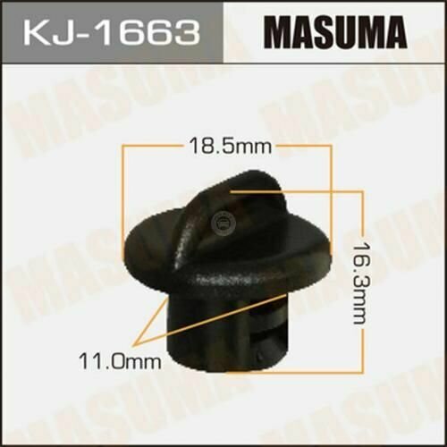 Клипса пластм. крепежная kj-1663 (50) Masuma KJ-1663