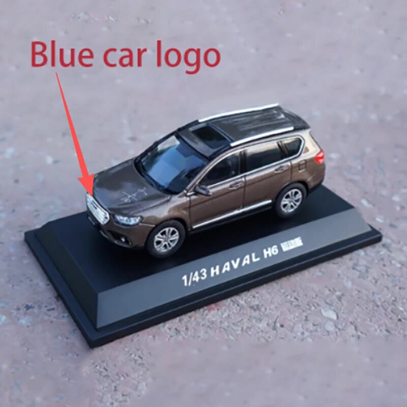 Модель автомобиля Welly HAVAL H6 1:43, цвет B, логотип синий