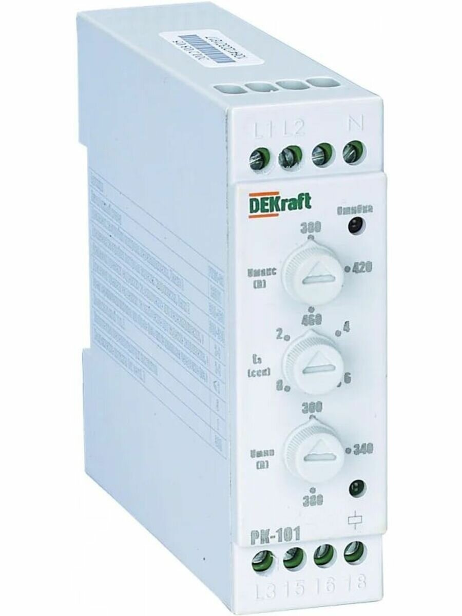 Реле контроля фаз DEKraft РК-101 23301DEK