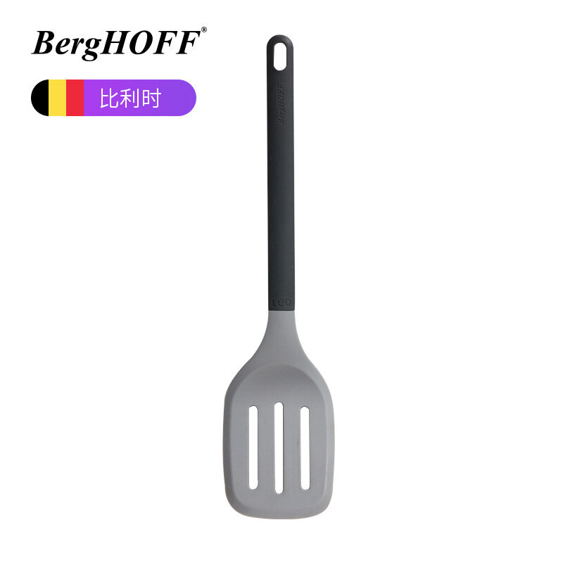 Силиконовая лопатка BergHOFF для антипригарной сковороды, специальная защитная лопатка, устойчивая к высоким температурам, кухонная ложка для жарки