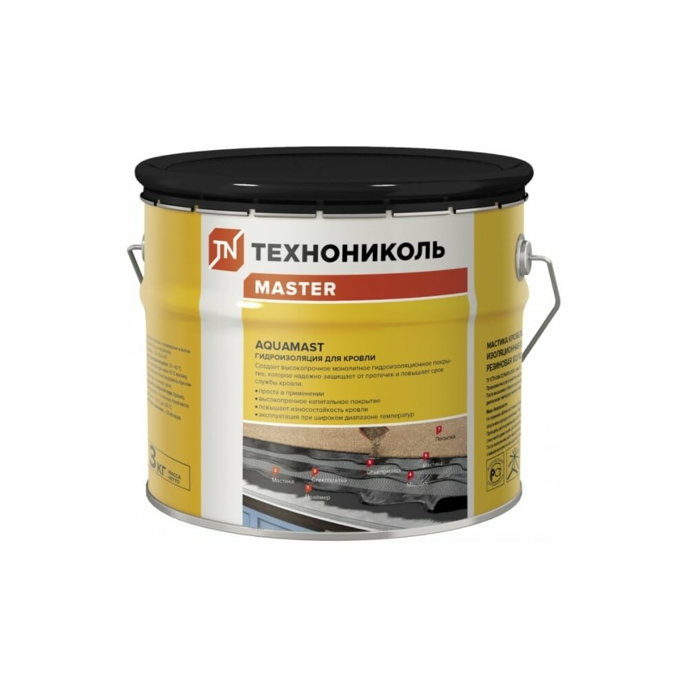 Битумно-резиновая мастика Технониколь AquaMast
