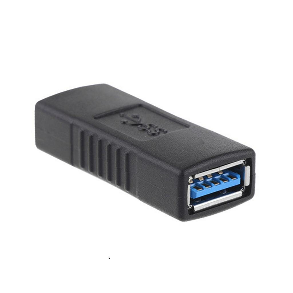 USB 3.0 Адаптер Female-Female, Черный