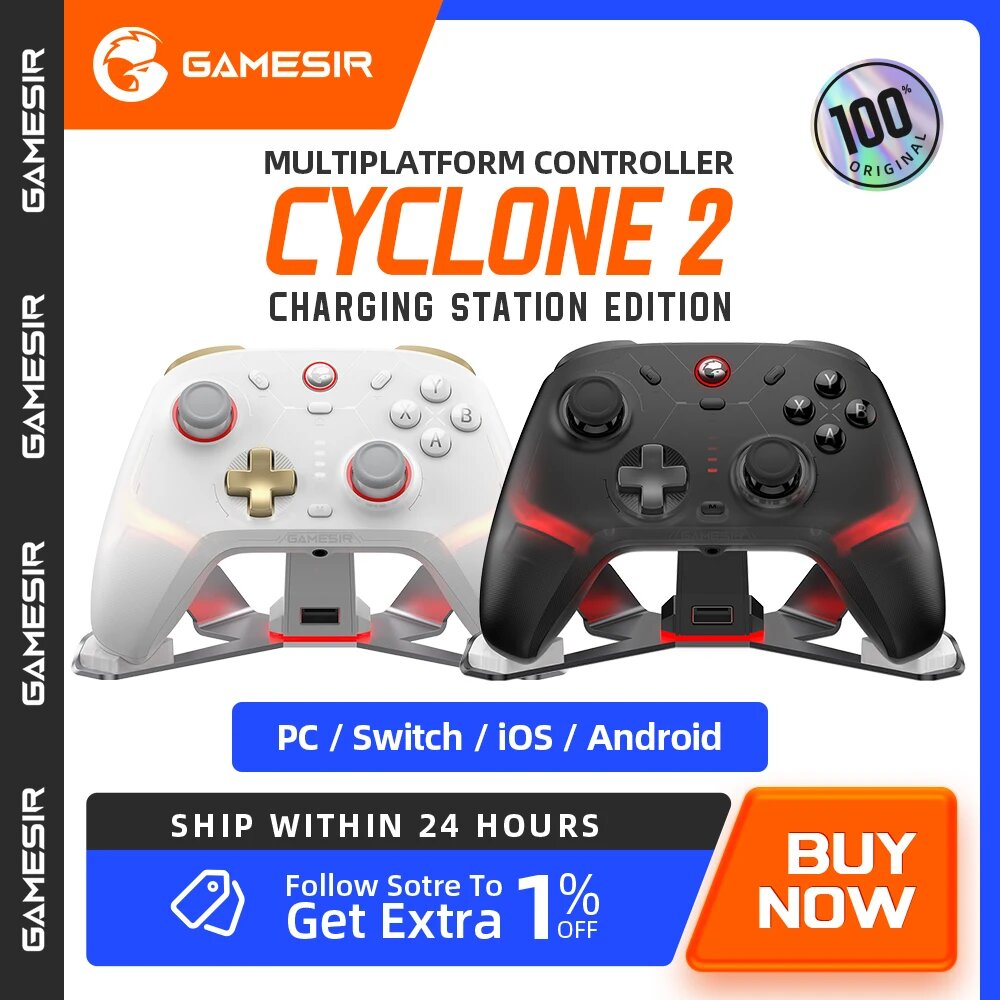 Gamesir Cyclone 2 Black Bundle Edtion геймпад для Switch — фото 1