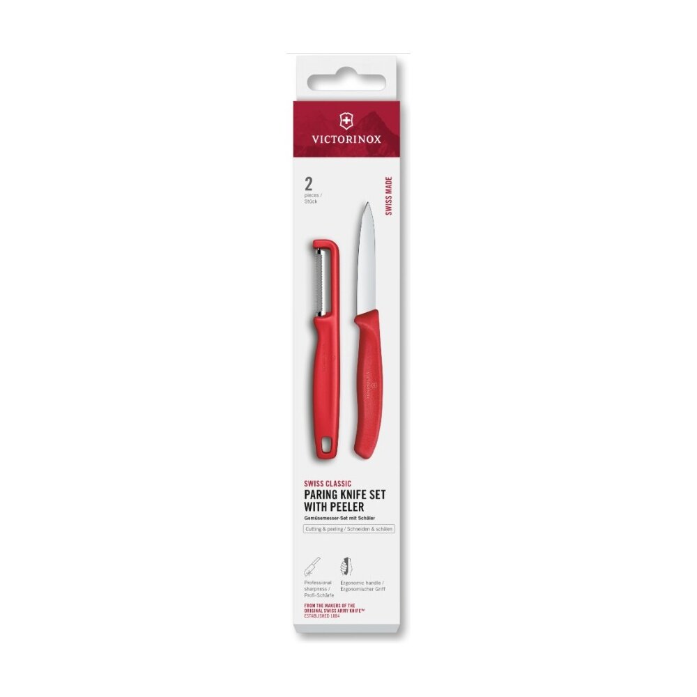 Victorinox Kitchen 6.7111.21C1 Набор нож иовощечистка victorinox swiss classic, 2предмета, красный