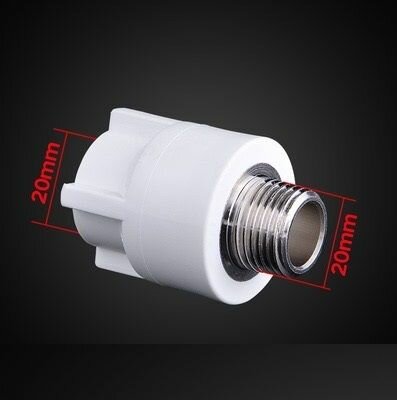 Муфта переходная наружная резьба 20х1/2", 4 шт