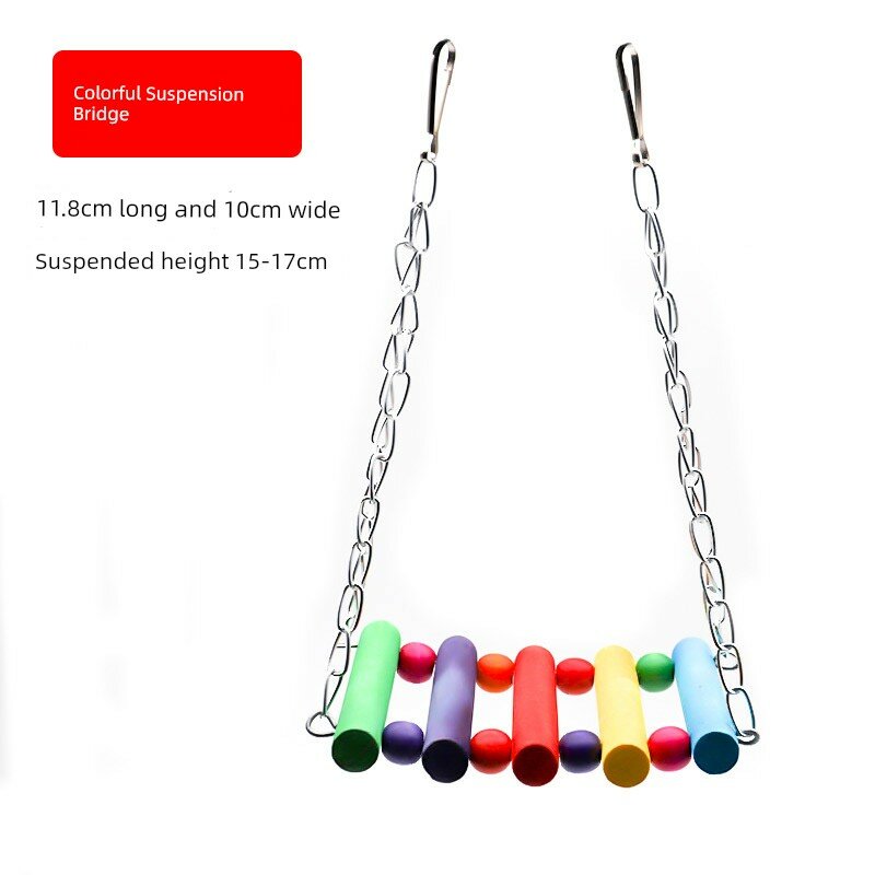 Игрушка-качели для попугаев для развлечения и самостоятельного отдыха, подходит для волнистых попугаев, неразлучников,