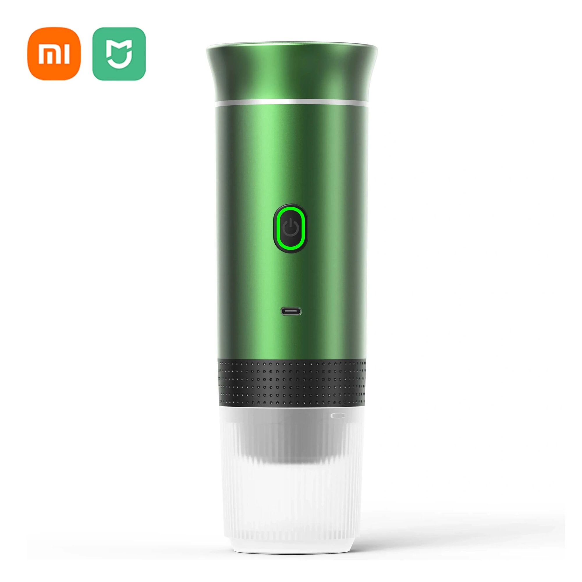 Портативная кофеварка Xiaomi 3 в 1, Зеленый