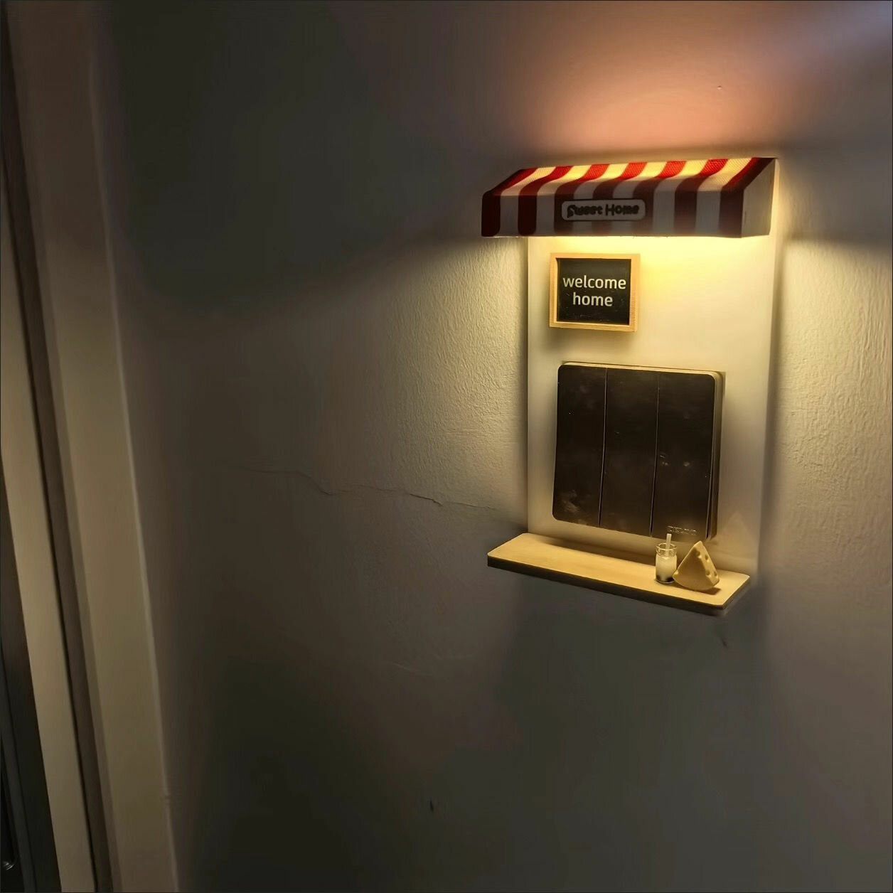 Декоративная крышка для розетки Tom and Jerry, декоративная панель, крышка для ночного светильника с датчиком, крышка для кнопки, защита от грязи