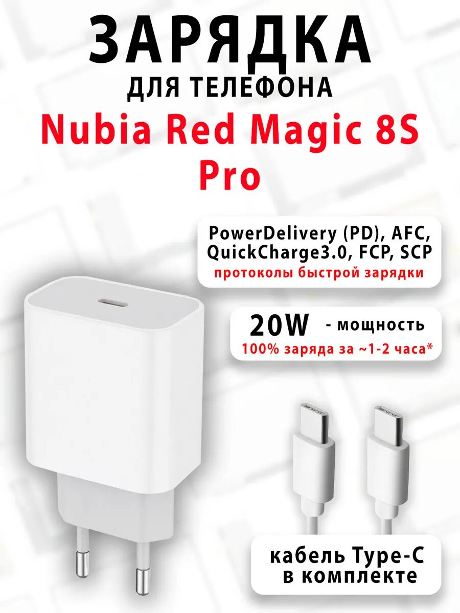 Зарядное устройство для телефона Nubia Red Magic 8S Pro