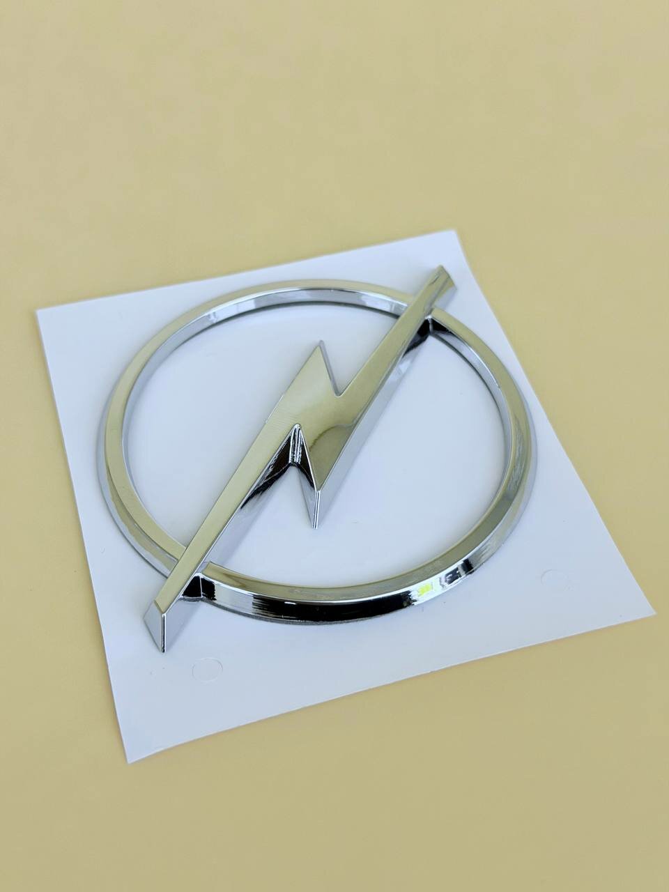 Эмблема значок на Опель Астра 91мм Хром