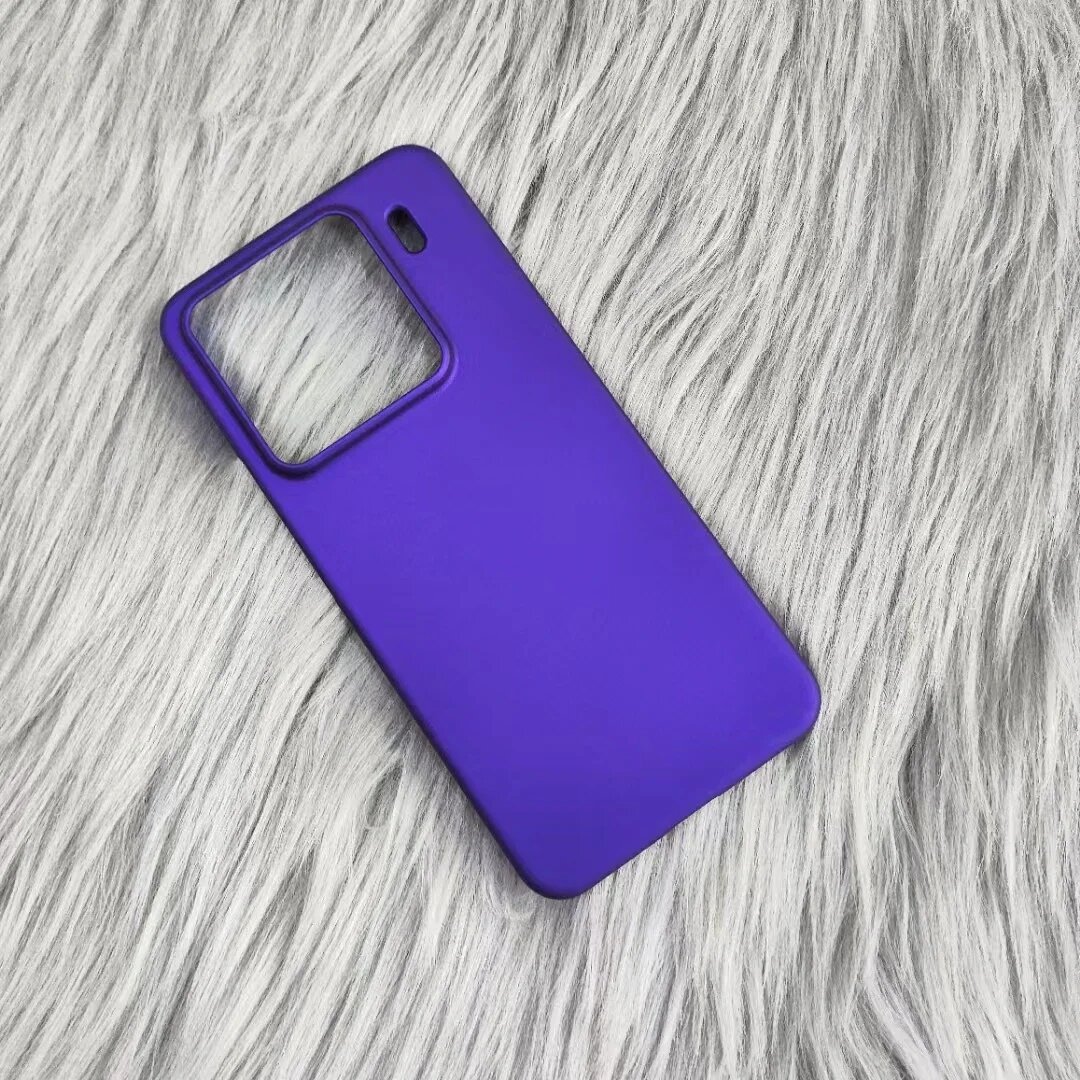 Чехол фиолетовый на Xiaomi 15T Pro, матовый, ультратонкий