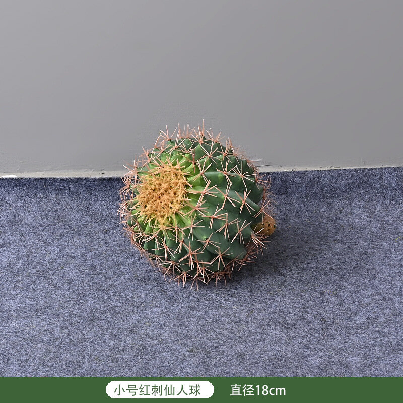 Искусственный кактус в форме шара, фальшивое зеленое растение, декор для окна, мягкое украшение, пустынный ландшафт, сизаль, искусственный кактус драцена, дерево тысячелетия