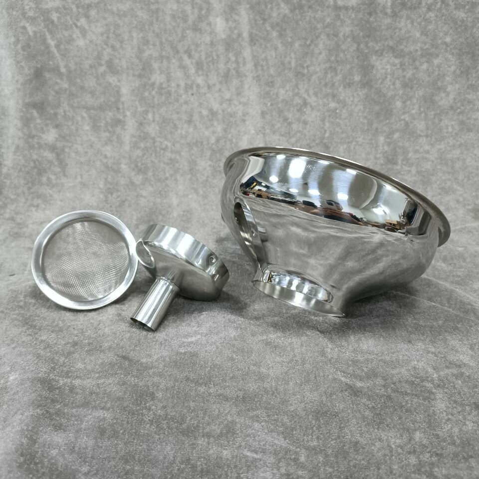 304 Нержавеющая сталь, воронка большого диаметра, домашняя кухонная воронка для еды, воронка для джема, воронка для вина, масла, маринадов