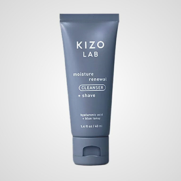 Увлажняющее средство для умывания на кремовой основе Kizo Lab 40 мл KIZO LAB Moisture Renewal Cleanser + Shave Средство 40 мл