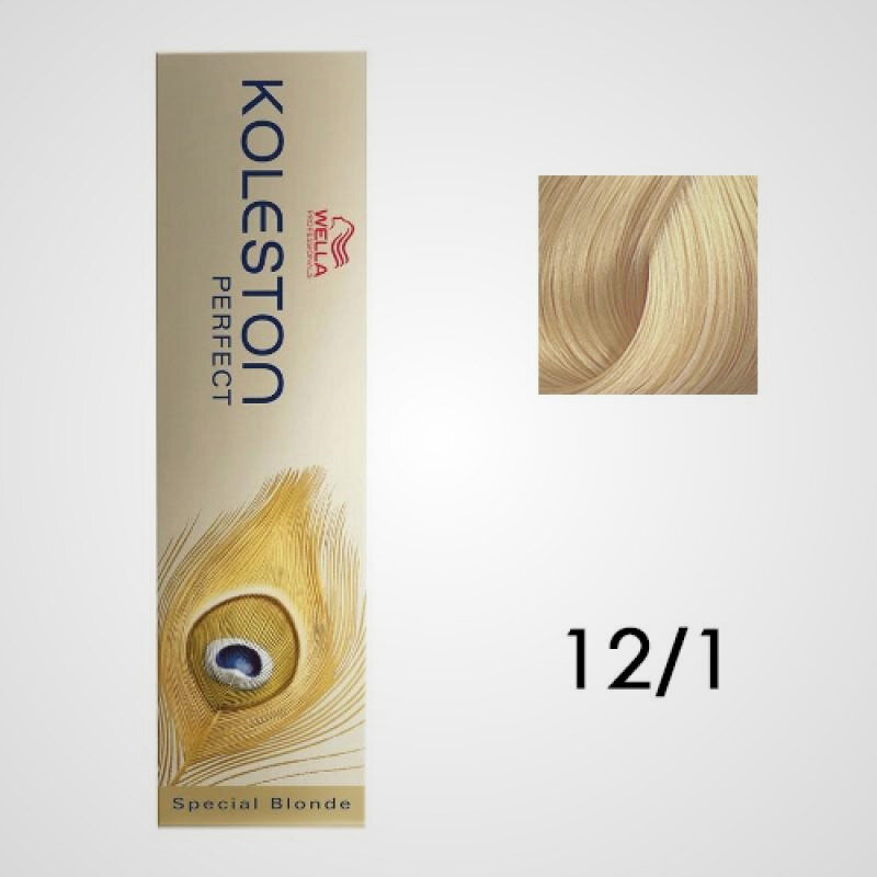 12/1 Стойкая крем краска Koleston 60мл WELLA Koleston perfect 12/1 Краска 60мл
