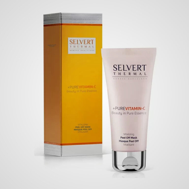 Оживляющая маска-пленка с витамином C 100 мл Selvert Thermal Pure Vitamin C Vitalizing Peel Off Mask Маска 100 мл