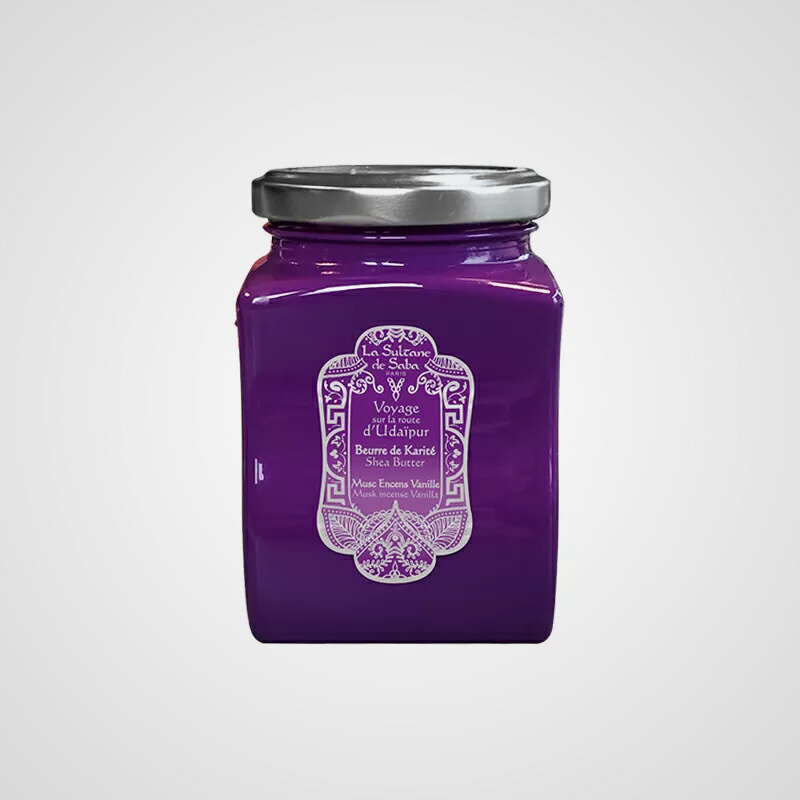 Масло карите Мускус/ладан/ваниль 300 мл La sultane de saba shea butter musk incense vanilla Масло 300 мл
