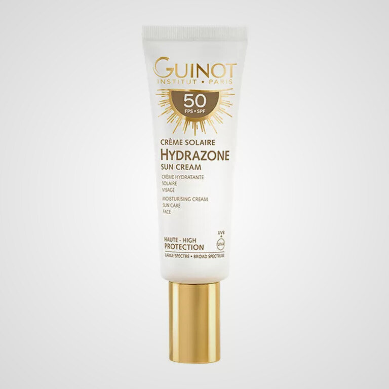 Ультра-увлажняющий крем для повышения эластичности кожи SPF50 50 мл Guinot Creme Solaire Hydrazone SPF50 Крем 50 мл