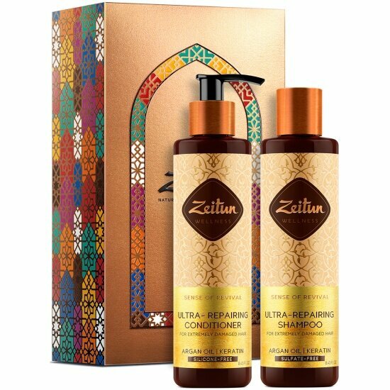 Подарочный набор Zeitun Идеальное восстановление (шампунь, бальзам-кондиционер для волос)