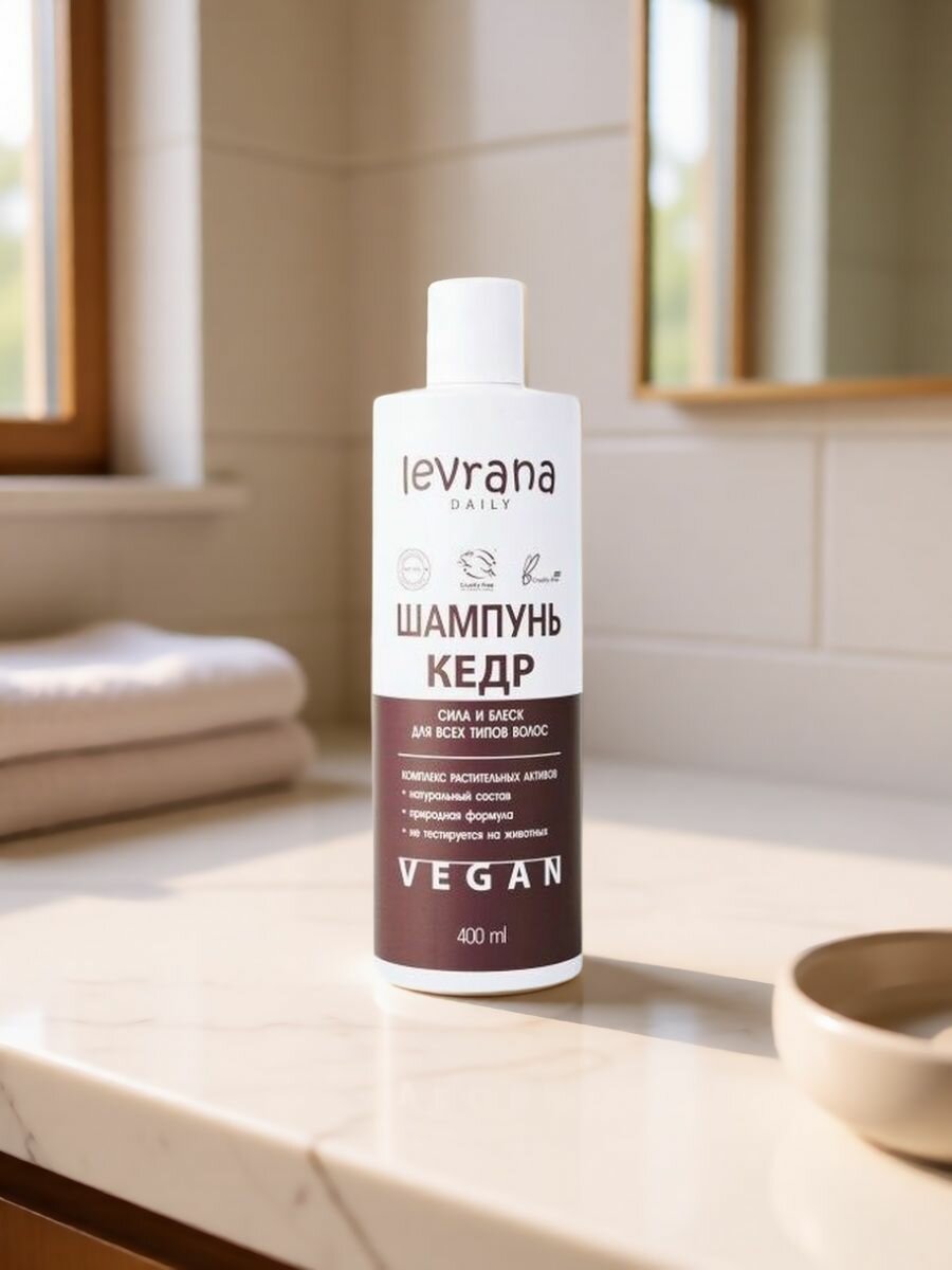 Levrana Daily, Шампунь "Кедр", 400мл