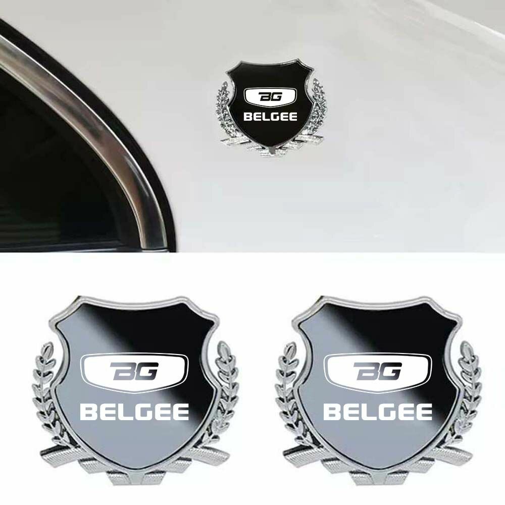 Металлическая эмблема на автомобиль BELGEE X50, BELGEE X70, BELGEE S50 (белджи X50, белджи X70, белджи s50). Шильдик, эмблема, надпись, самоклеющаяся, 1 шт.