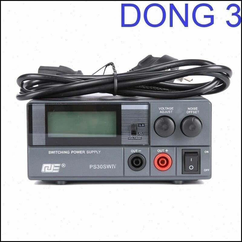 Импульсный источник питания постоянного тока 13.8В 30А для КВ радиостанций автомобильной базовой станции PS30SWIV 4-го поколения