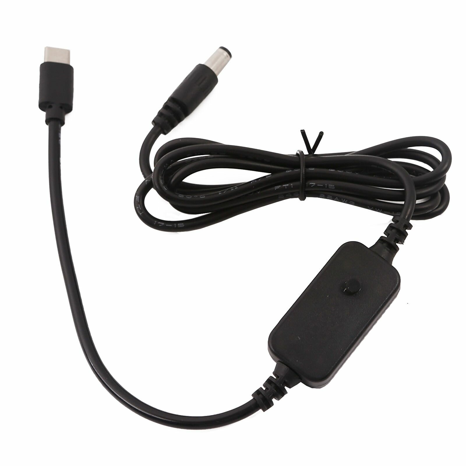 USB C до 55x21 мм 5 В 9 12 15 20 кабель регулируемого напряжения для ноутбука маршрутизатора