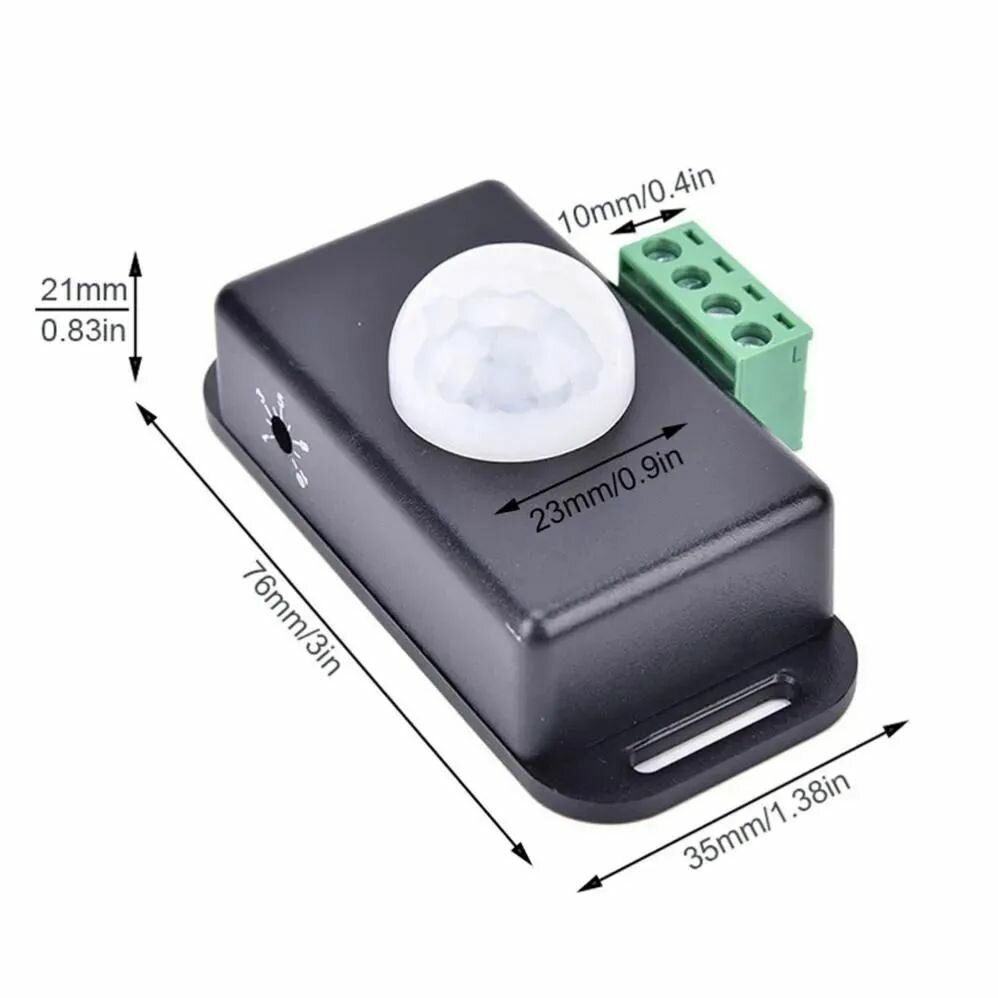 1 шт. инфракрасный датчик движения 12в24в , черное