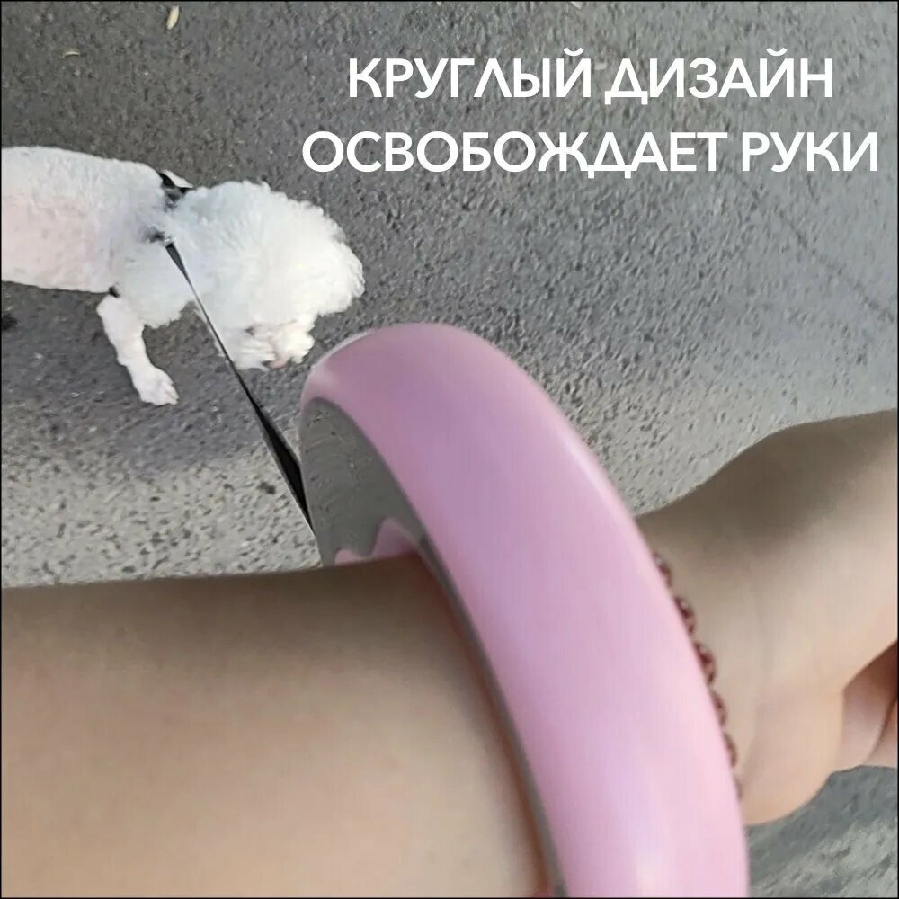 Поводок, для прогулок и дрессировки собак крупных пород, прочный с удобной фиксацией на ошейнике — фото 1